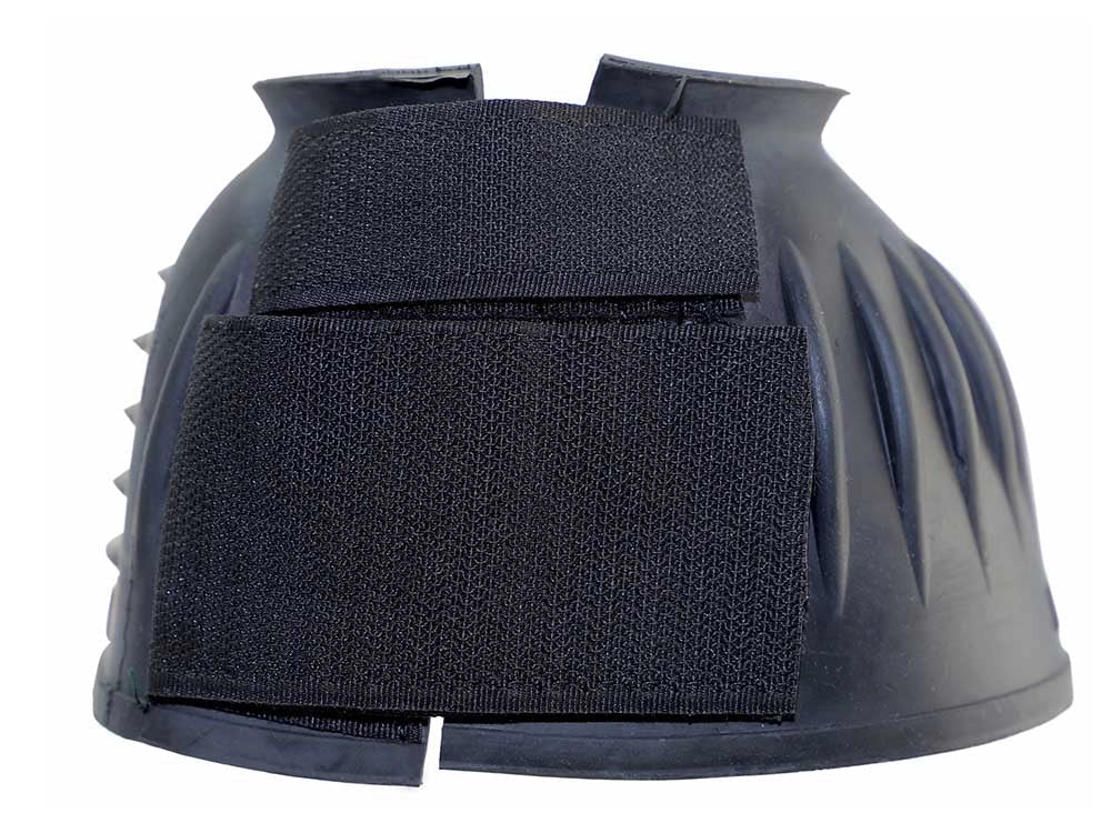 Snugfit Double-Velcro Ribbed Bell Boots – Grewal Equestrian